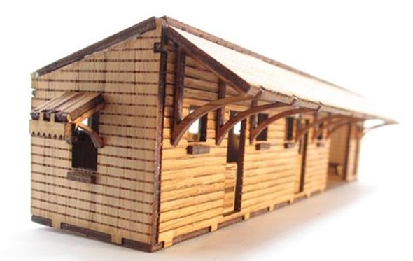 QR 44 ft Station Building - Microbuildings - Modelling Australian Scenes