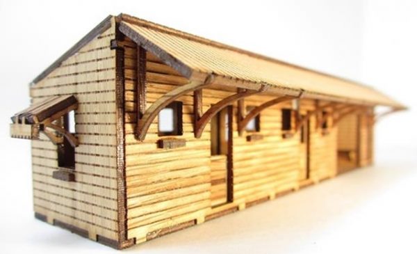 QR 44 ft Station Building - Microbuildings - Modelling Australian Scenes